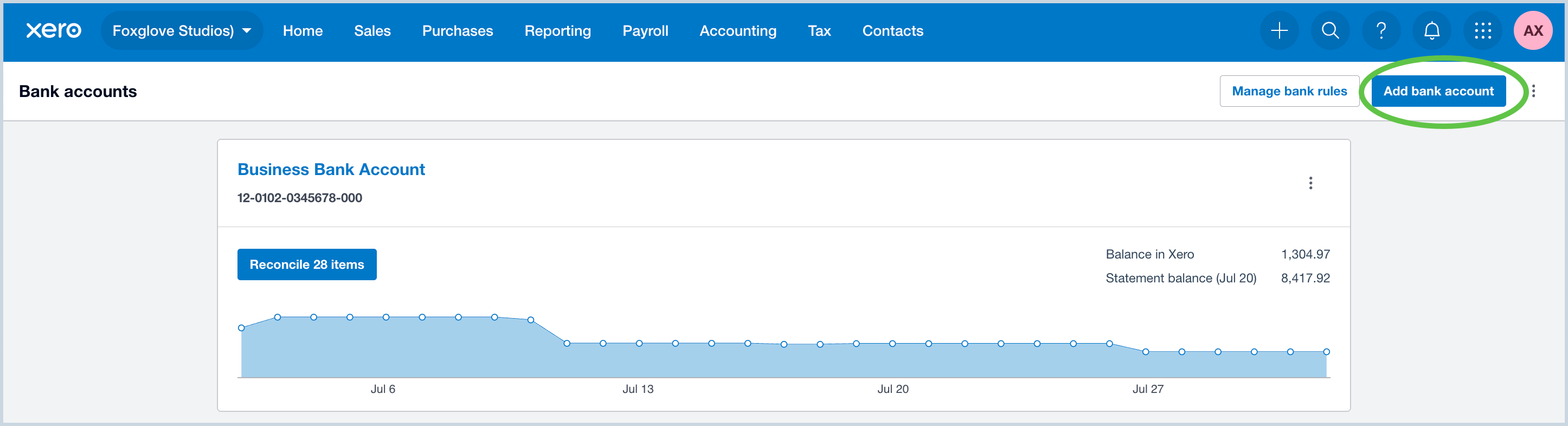 Connect your bank for reliable business records – Xero Central