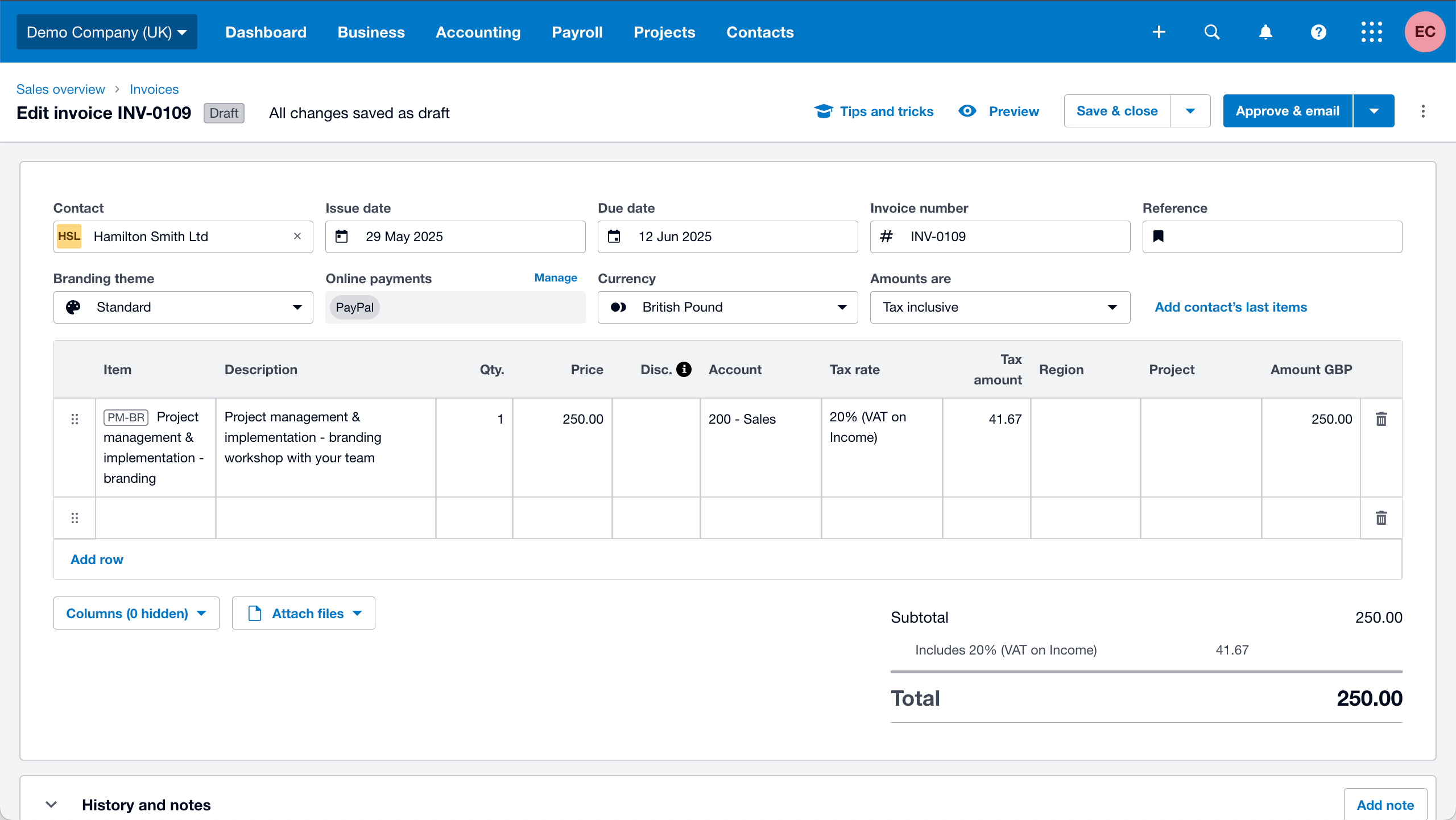 Invoice like a pro – Xero Central