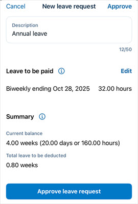 Changes to leave – Xero Central