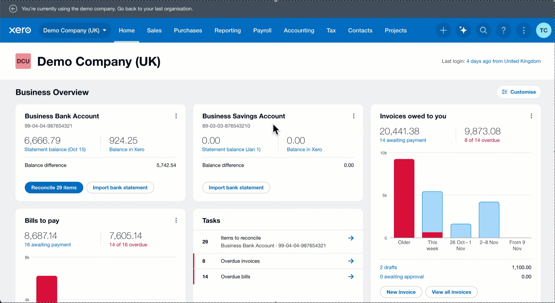 Edit the layout of a financial report – Xero Central