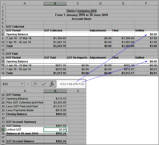 Run the GST Reconciliation report for a specified period – Xero Central